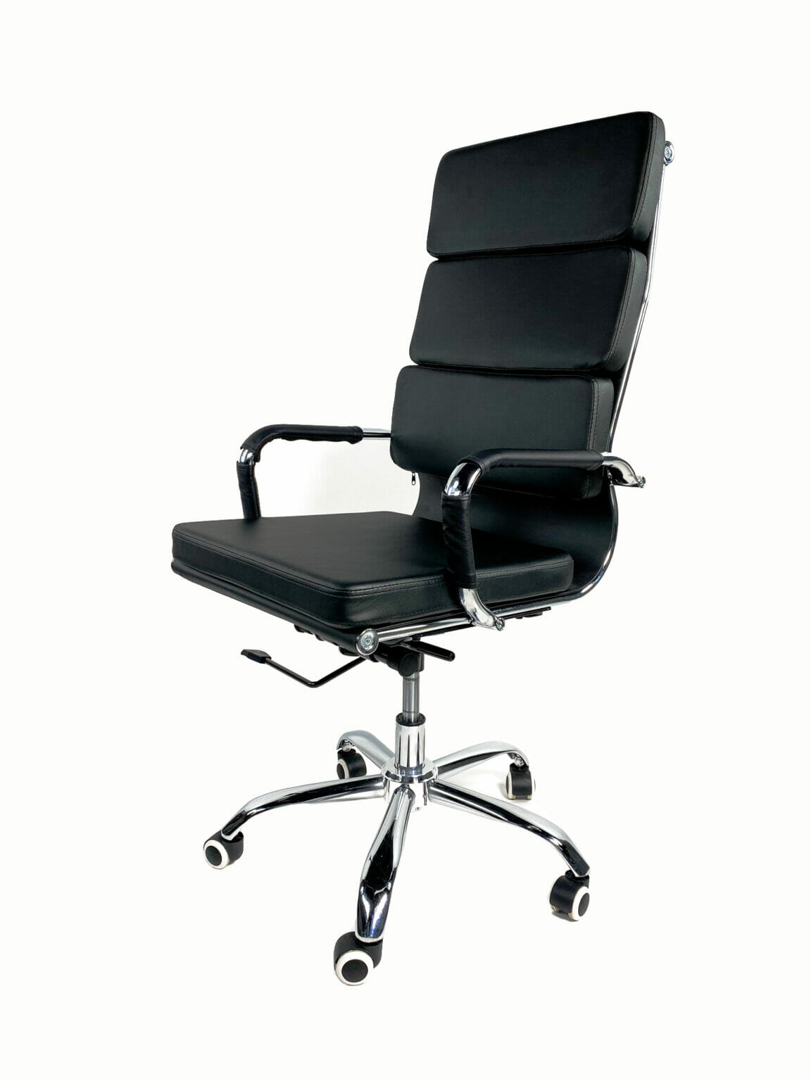 Silla Ejecutiva E103 Mesh y Tela Color Negro Base Cromada - OFIK S.A ...
